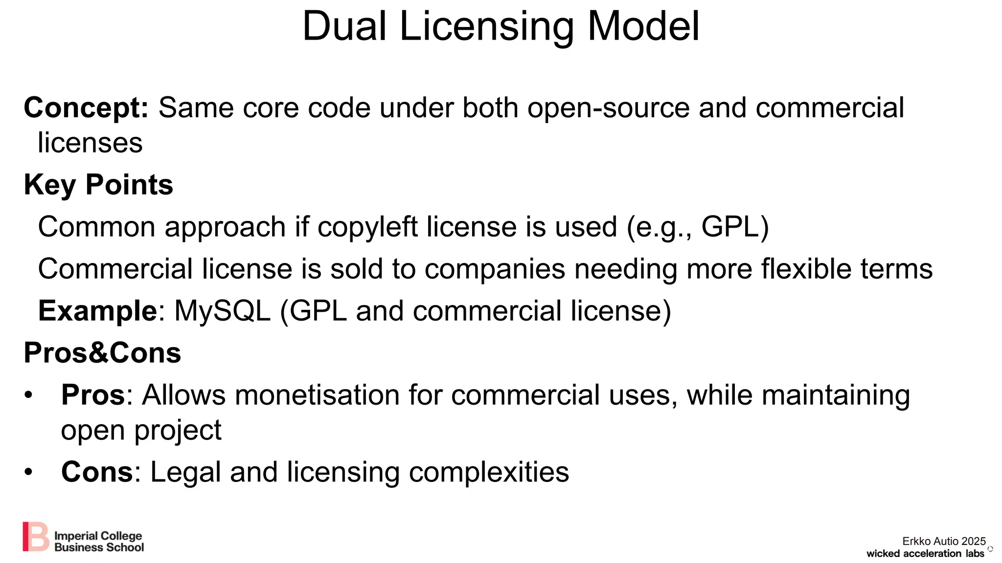 Open-Source Business Models presentation imperial | PDF