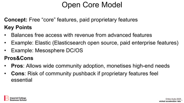 Open-Source Business Models presentation imperial | PDF