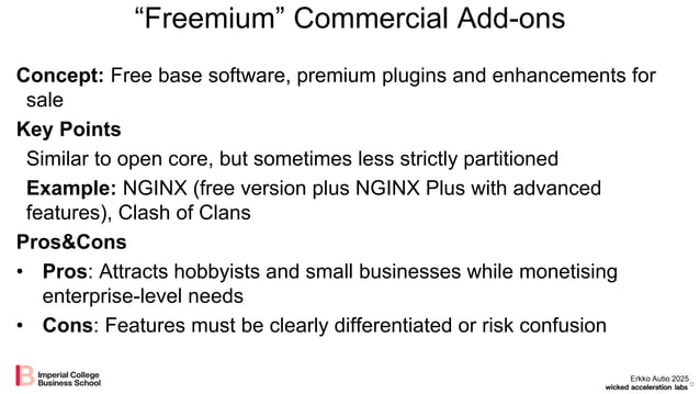 Open-Source Business Models presentation imperial | PDF