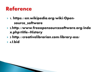 Open source software | PPT