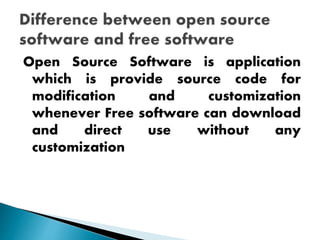 Open source software | PPT