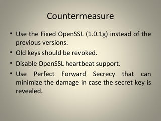 Open ssl heart bleed weakness. | PPT