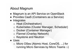 OpenStack und Containers | PPT