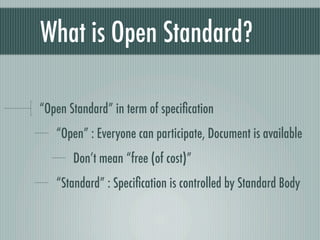 Open Standard | PDF