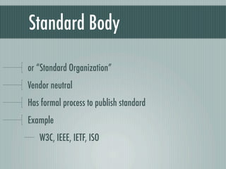 Open Standard | PDF