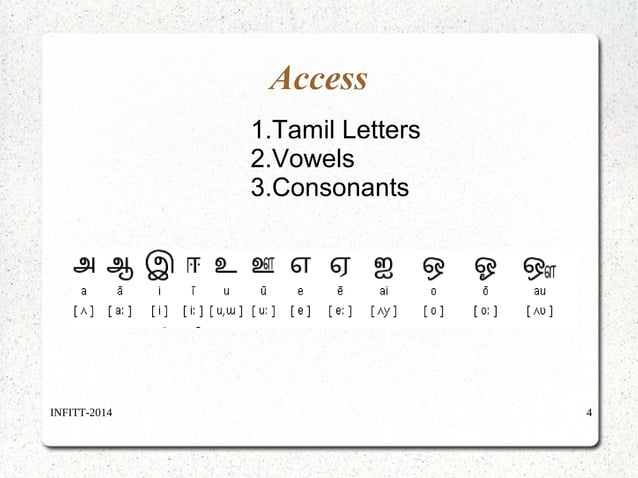 Open-Tamil text processing library | ODP