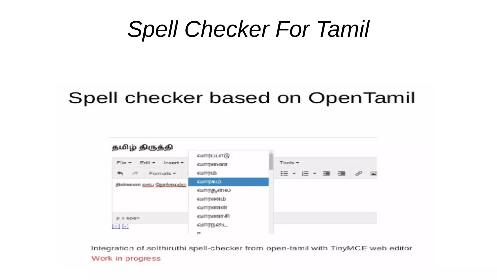Growth and evolution of Open-Tamil | ODP