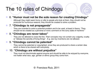 Open 2011 - Creativity Workshop - Chindogu-The Japanese Art of ...