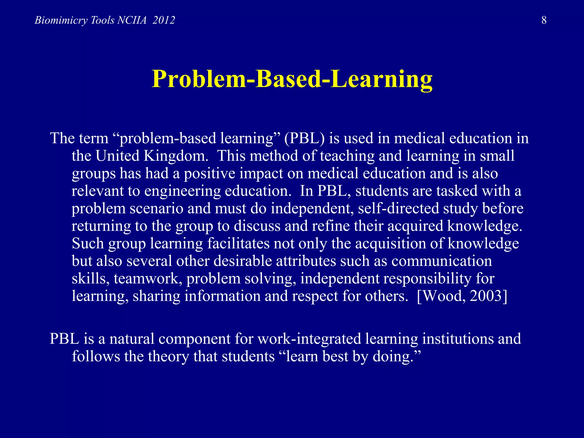 Open2012 biomimicry-cards-biological-solutions | PPT