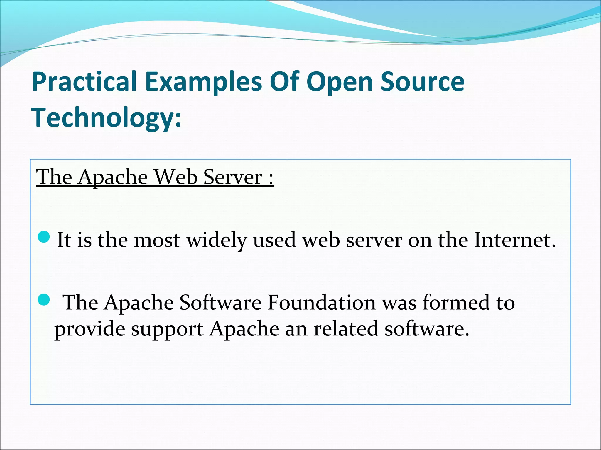 Open Source Technology | PPT