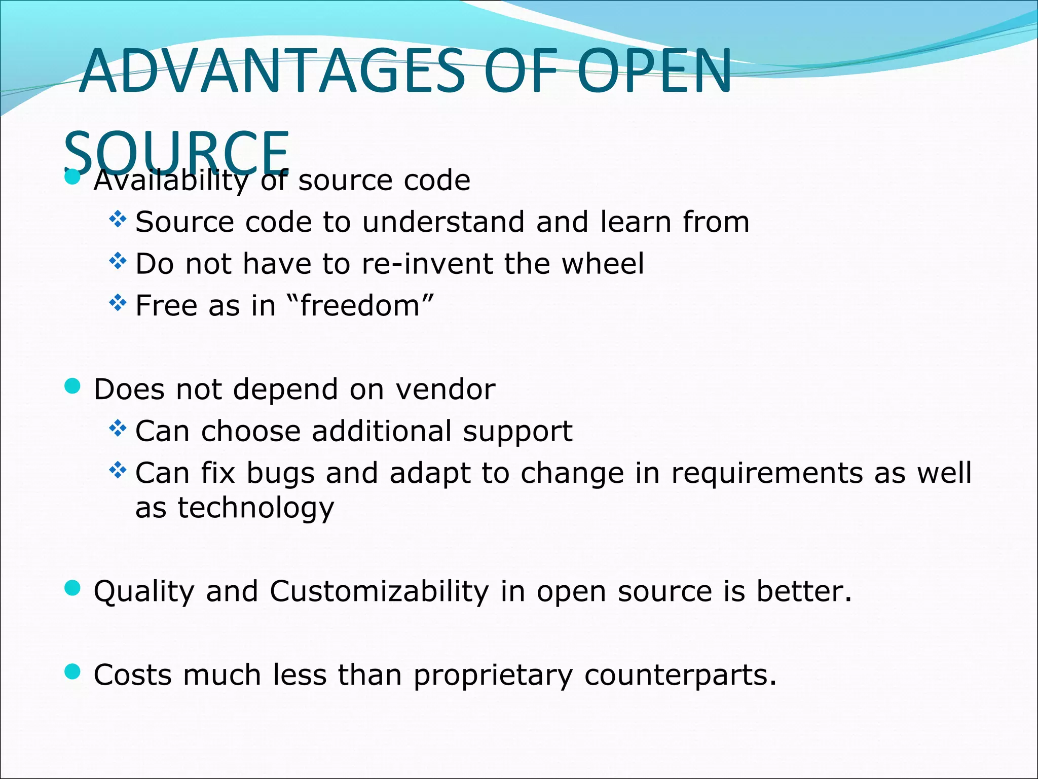 Open Source Technology | PPT