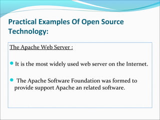 Open Source Technology | PPT
