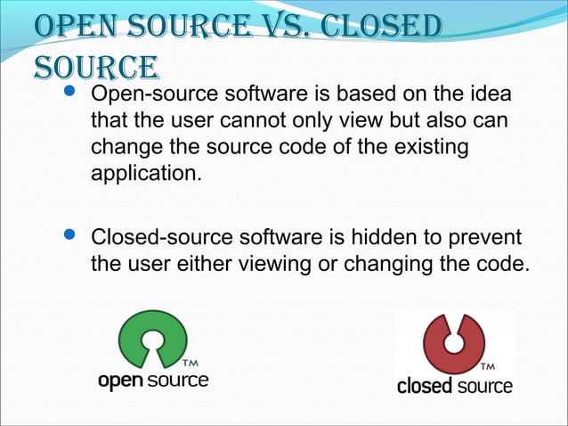 Open Source Technology | PPT | Shareware and Freeware | Computer ...