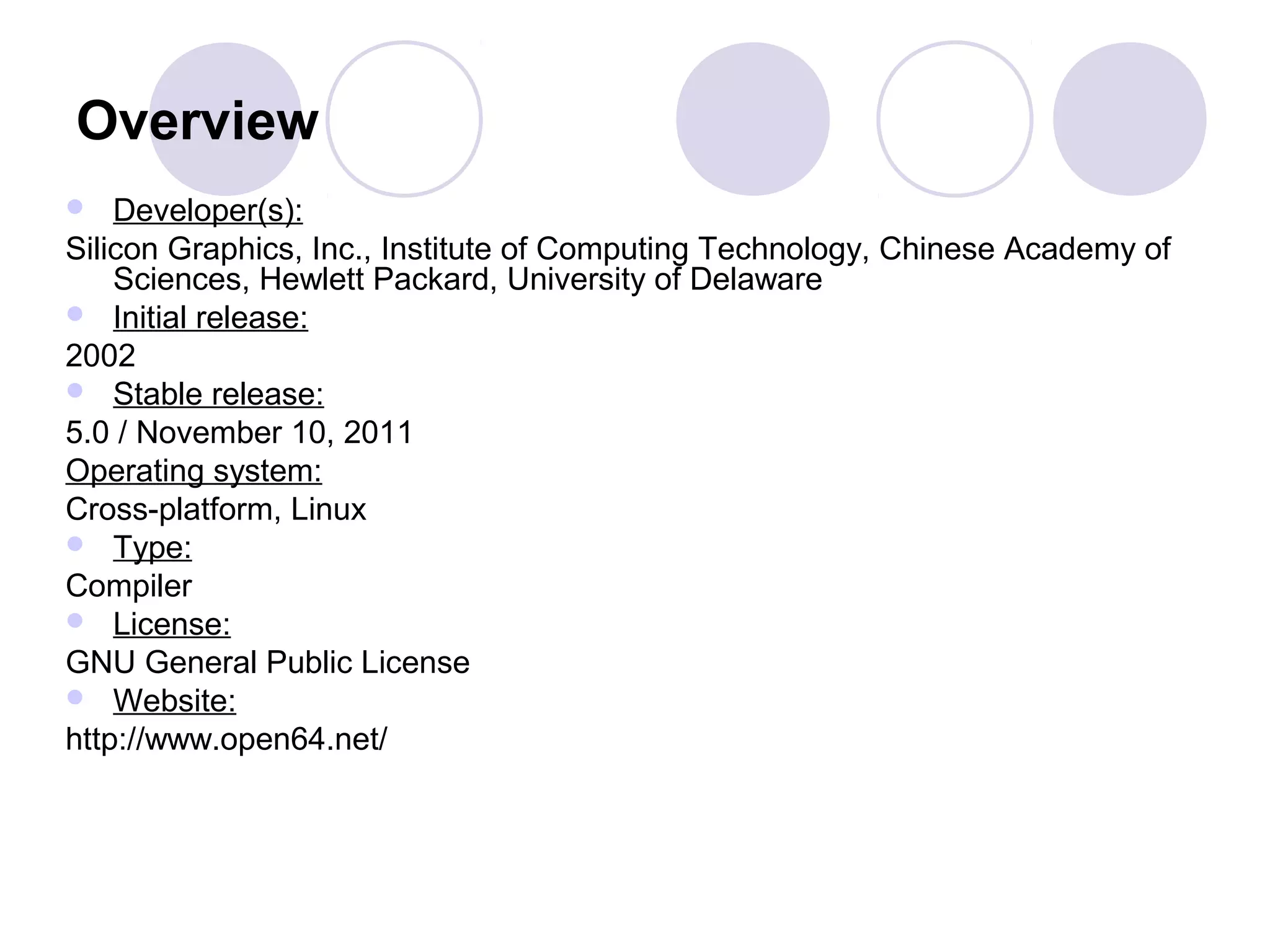 Open64 compiler | PPT
