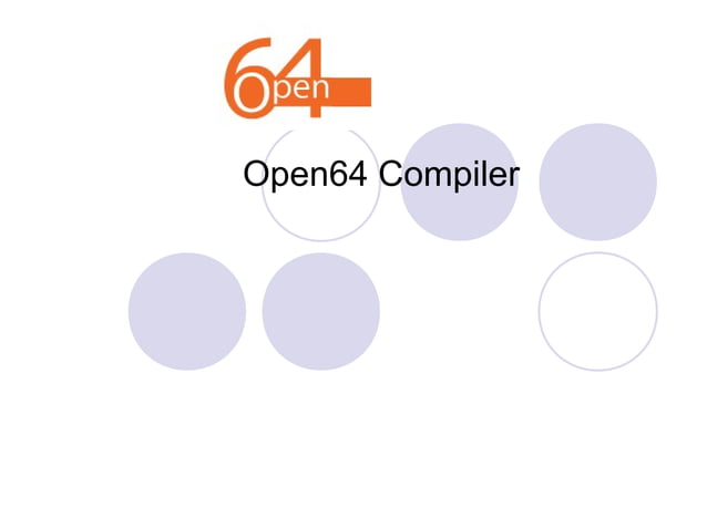 Open64 compiler | PPT