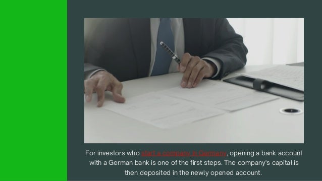Open a Bank Account in Germany | PPT