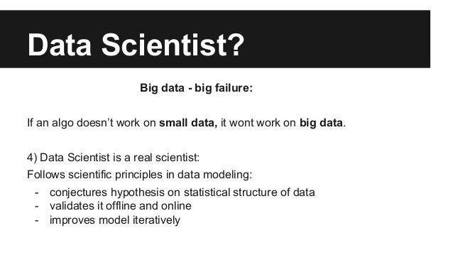 Big Data Science - hype?
