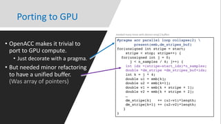 Accelerating microbiome research with OpenACC | PPT