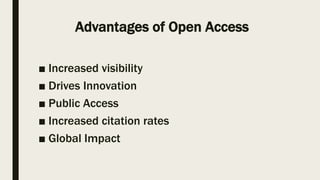 Open access | PPTX