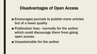 Open access | PPTX