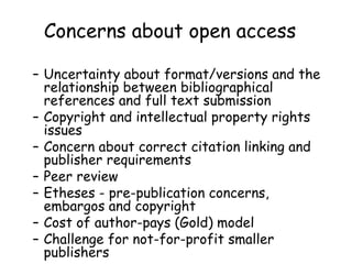 Open access and copyright | PPT