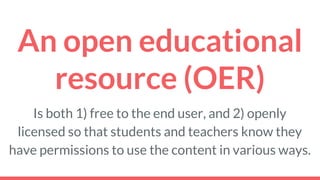 Open Access & Open Educational Resources | PDF | Online Education ...