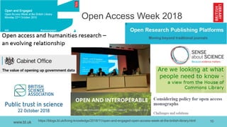 Open access at the British Library | PPTX