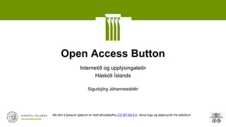 Open Access Button | PPT