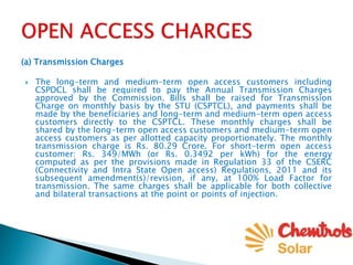 Open access charges chhattisgarh | PPTX