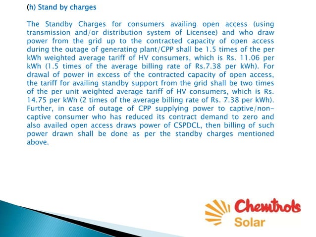 Open access charges chhattisgarh | PPTX