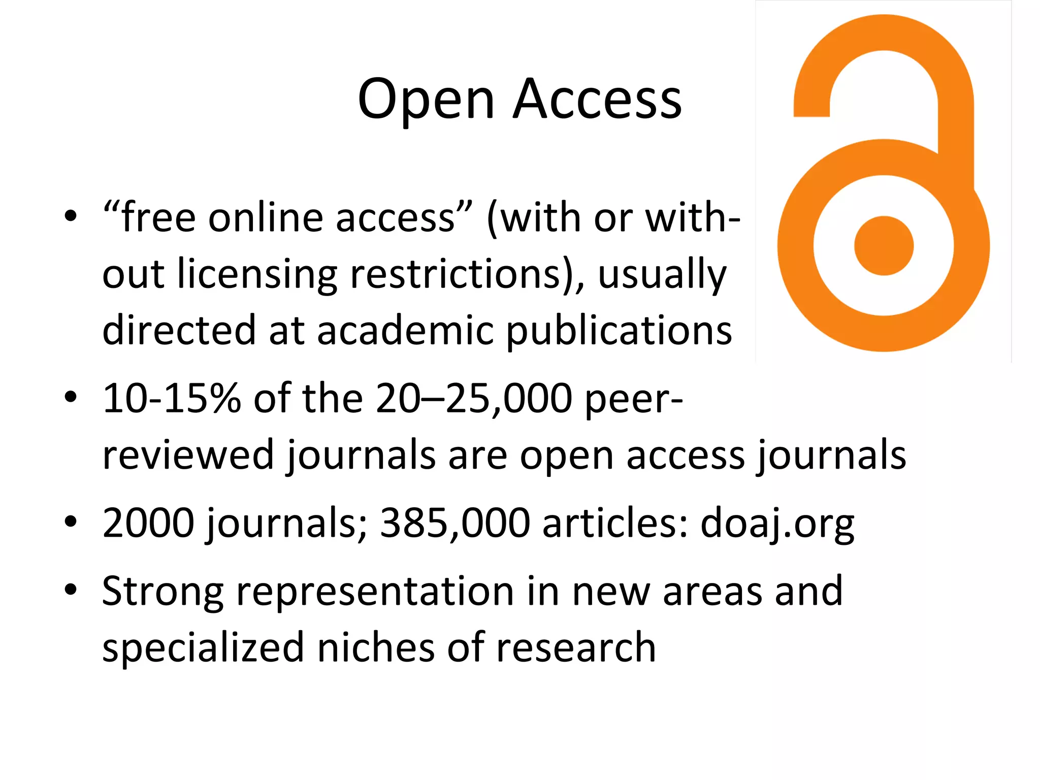 Open access & creative commons | PPT