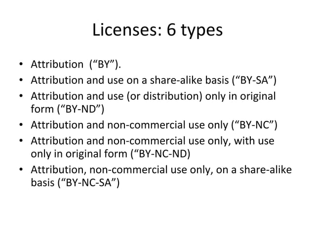 Open access & creative commons | PPT