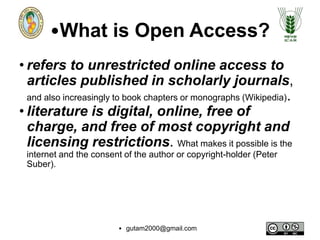 Open Access Benefits | PPT