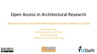 Open Access in Architectural Research | PPT