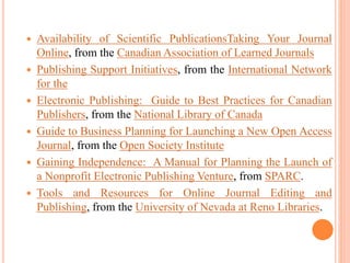 Open Access Initiatives | PPTX