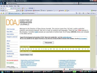 Open Access Initiatives | PPTX