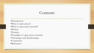 Open access journals | PDF