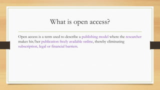 Open access journals | PDF