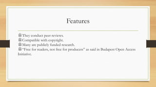 Open access journals | PDF