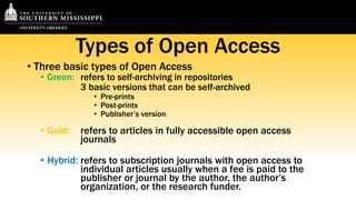 Copyright, Publishing and Open Access: What You Need To Know | PPT
