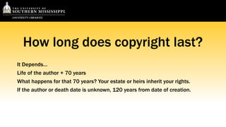 Copyright, Publishing and Open Access: What You Need To Know | PPT