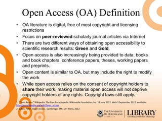 Open Access Explained | PPTX | Desktop Publishing | Computer Software ...