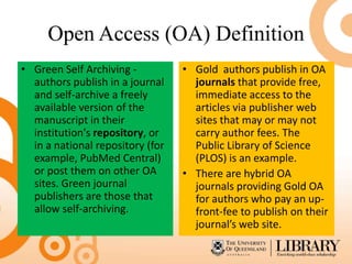 Open Access Explained | PPTX | Desktop Publishing | Computer Software ...