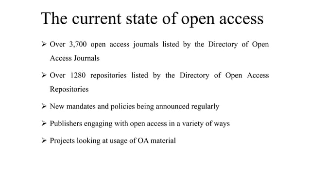 Open Access Publications PPT.pdf | Desktop Publishing | Computer Software and Applications