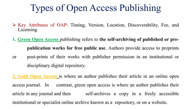 Open Access Publications PPT.pdf | Desktop Publishing | Computer ...