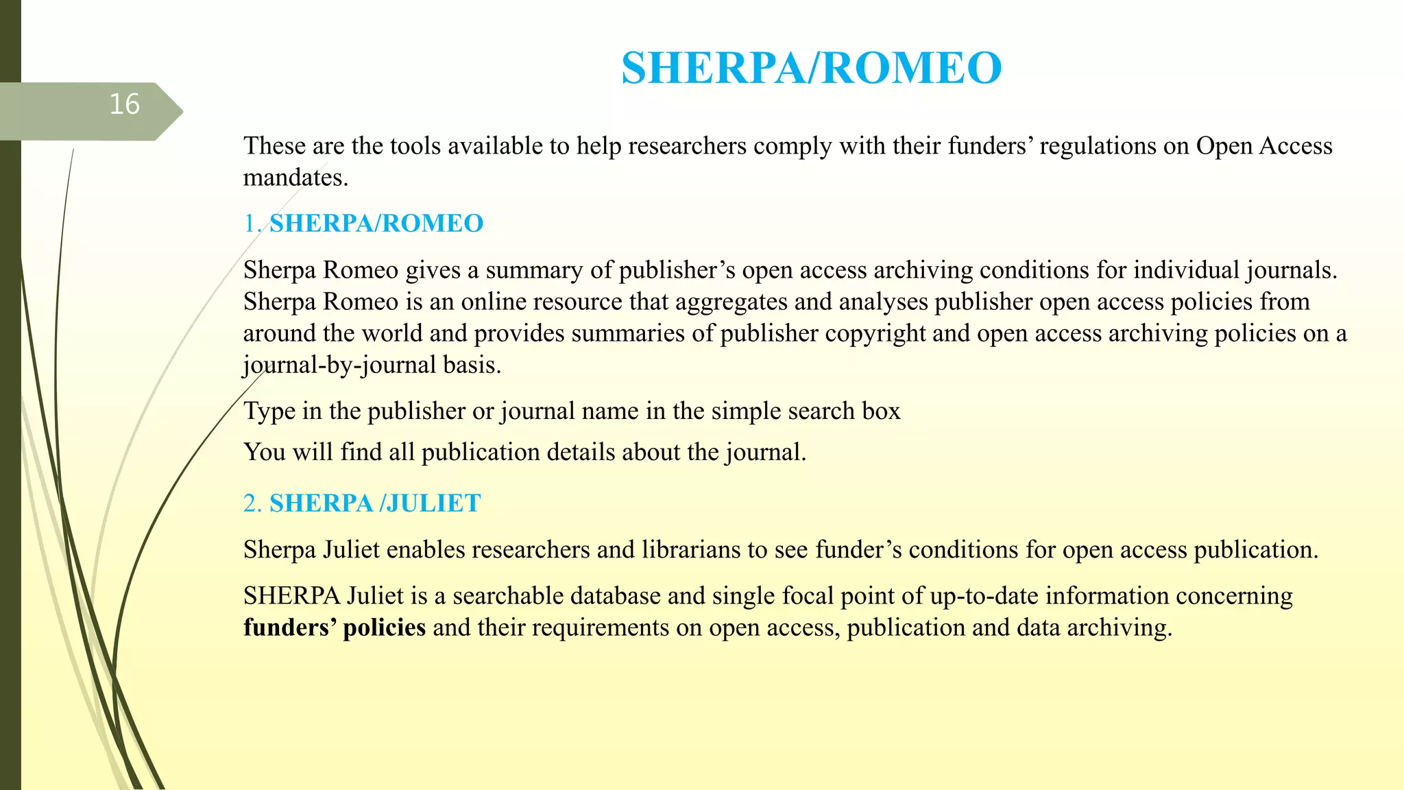 Open access publishing | PPTX