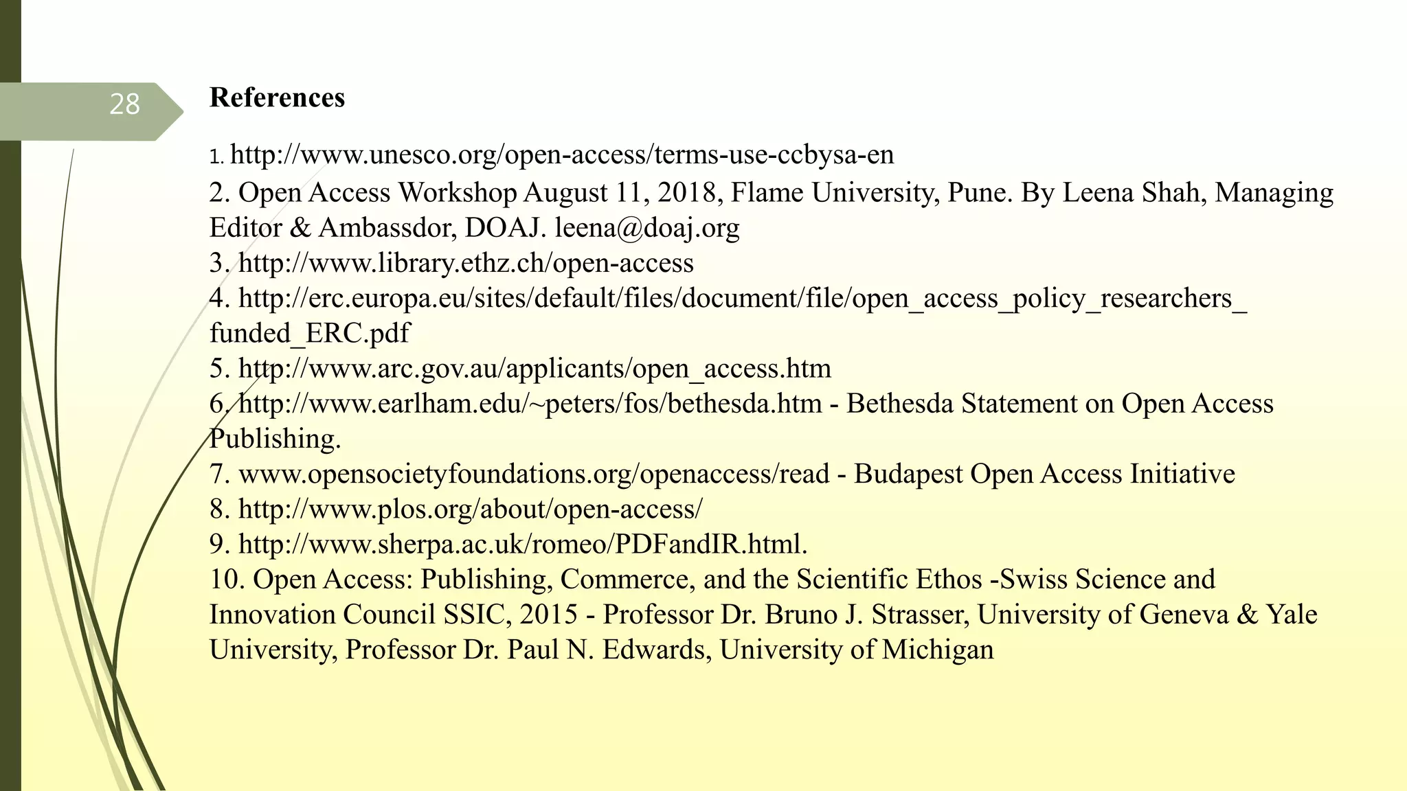 Open access publishing | PPTX