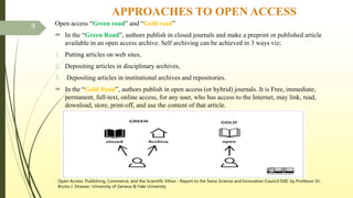 Open access publishing | PPTX