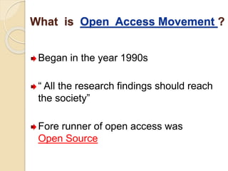 Open access resources | PPTX