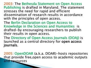OPEN ACCESS RESOURCES.pptx | Desktop Publishing | Computer Software and Applications